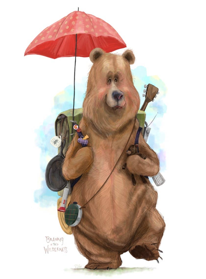 Mark Ludy Art Books & Games - Braving the Wilderness | Greeting Card ...