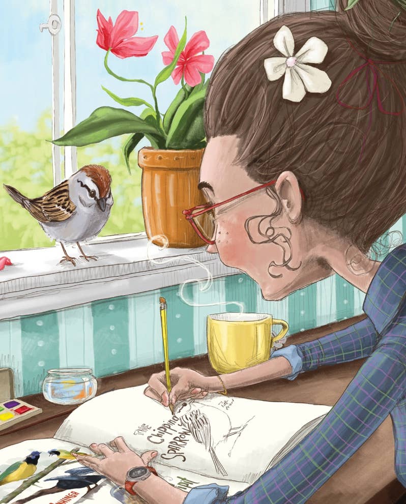 Mark Ludy Art Books & Games - Birdie's Field Guide Picture Book / Sign ...